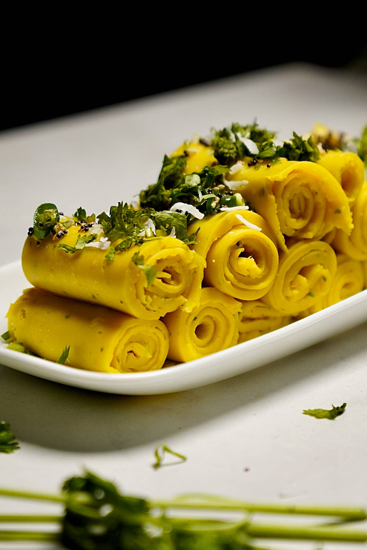 Khandvi Recipe: Easy and Delicious Gram Flour Rolls! - Kansar Recipes