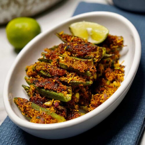 Bharela Bhinda Nu Shaak: The Crunchy, Spicy Stuffed Okra Recipe ...