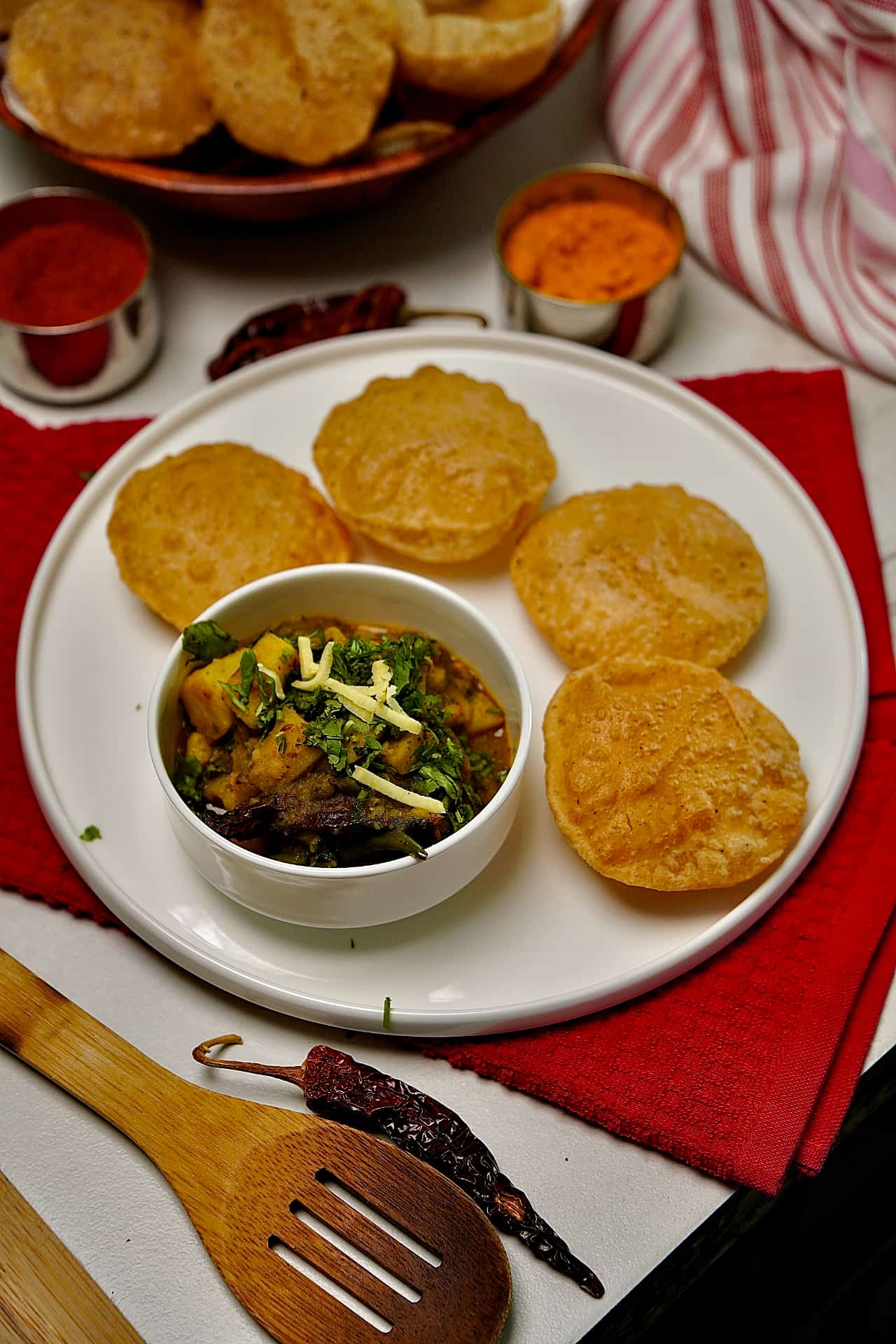 Aloo Puri Recipe: A Comfort Indian Breakfast Cuisine - Kansar Recipes