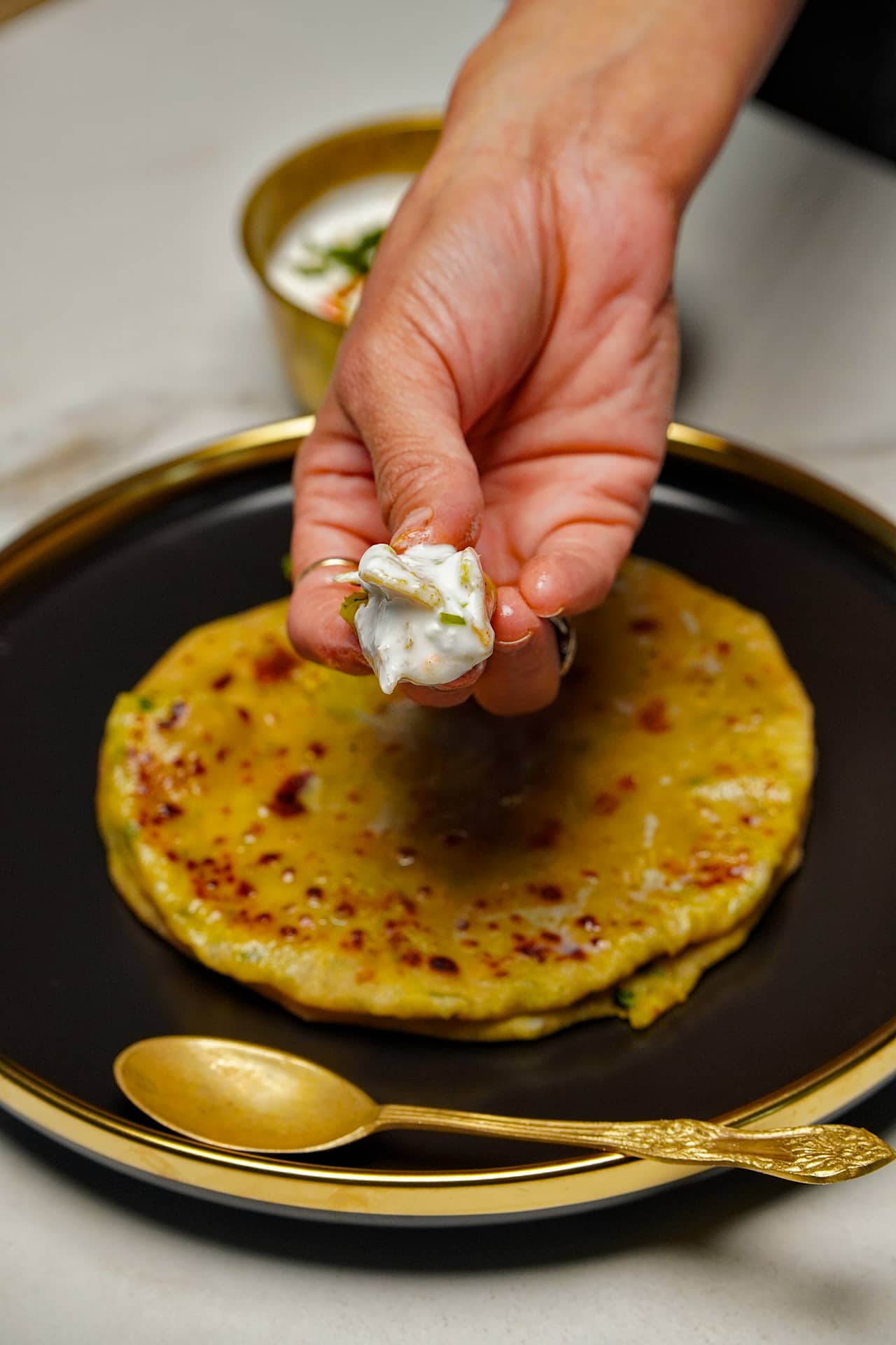 Healthy Yellow Moong Dal Paratha: The Best Leftover Makeover! - Kansar ...